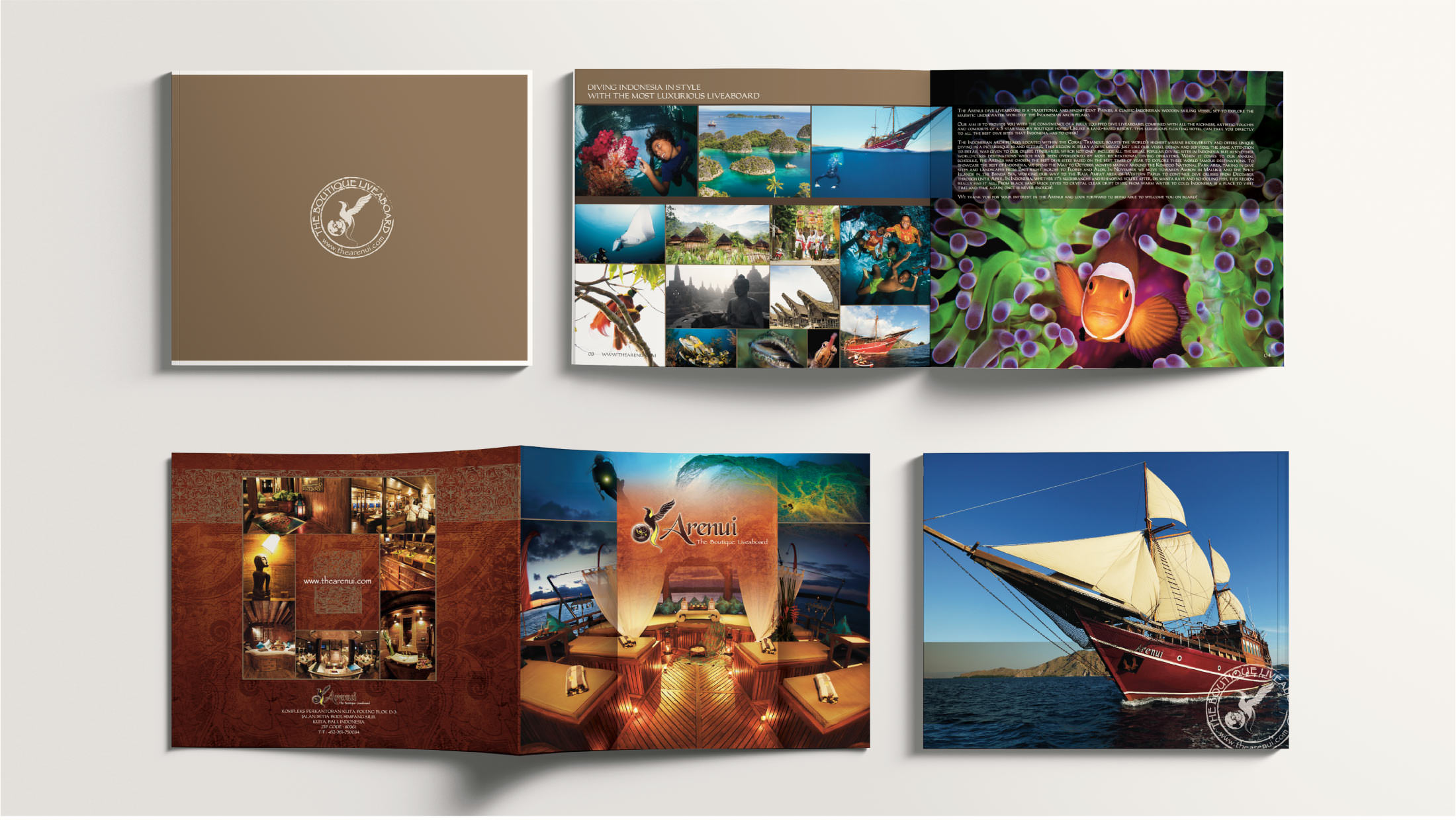 Arenui Boutique Liveaboard | VOCUIS Branding & Design