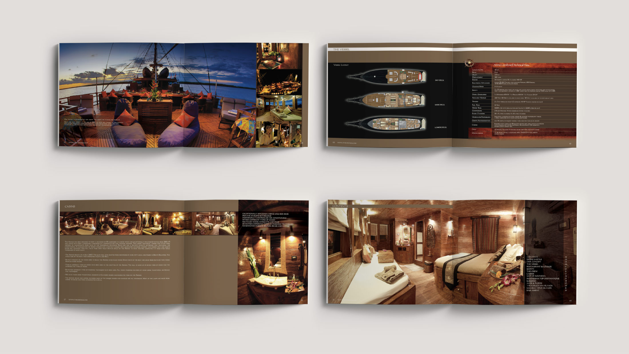 Arenui Boutique Liveaboard | VOCUIS Branding & Design